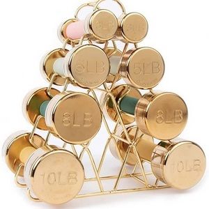 Blogilates | Other | Blogilates 4tier Weight Rack Gold | Poshmark